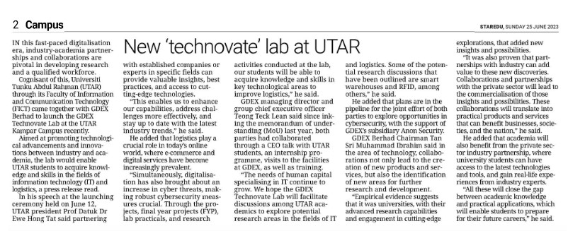 UTAR News, Newsletters, In the Press, Awards and Webinars
