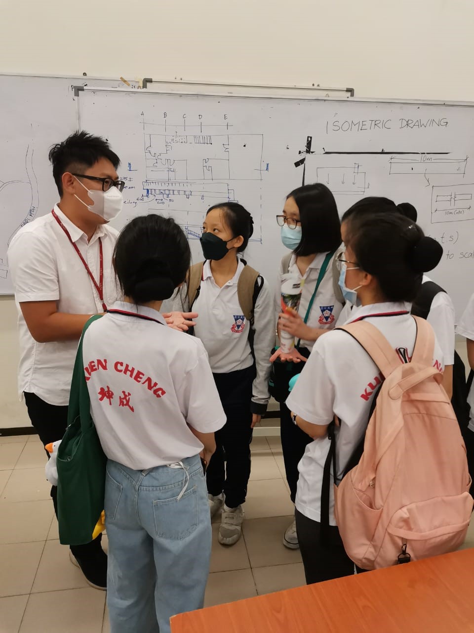 Students “exploring” the depth of construction management with guidance ...