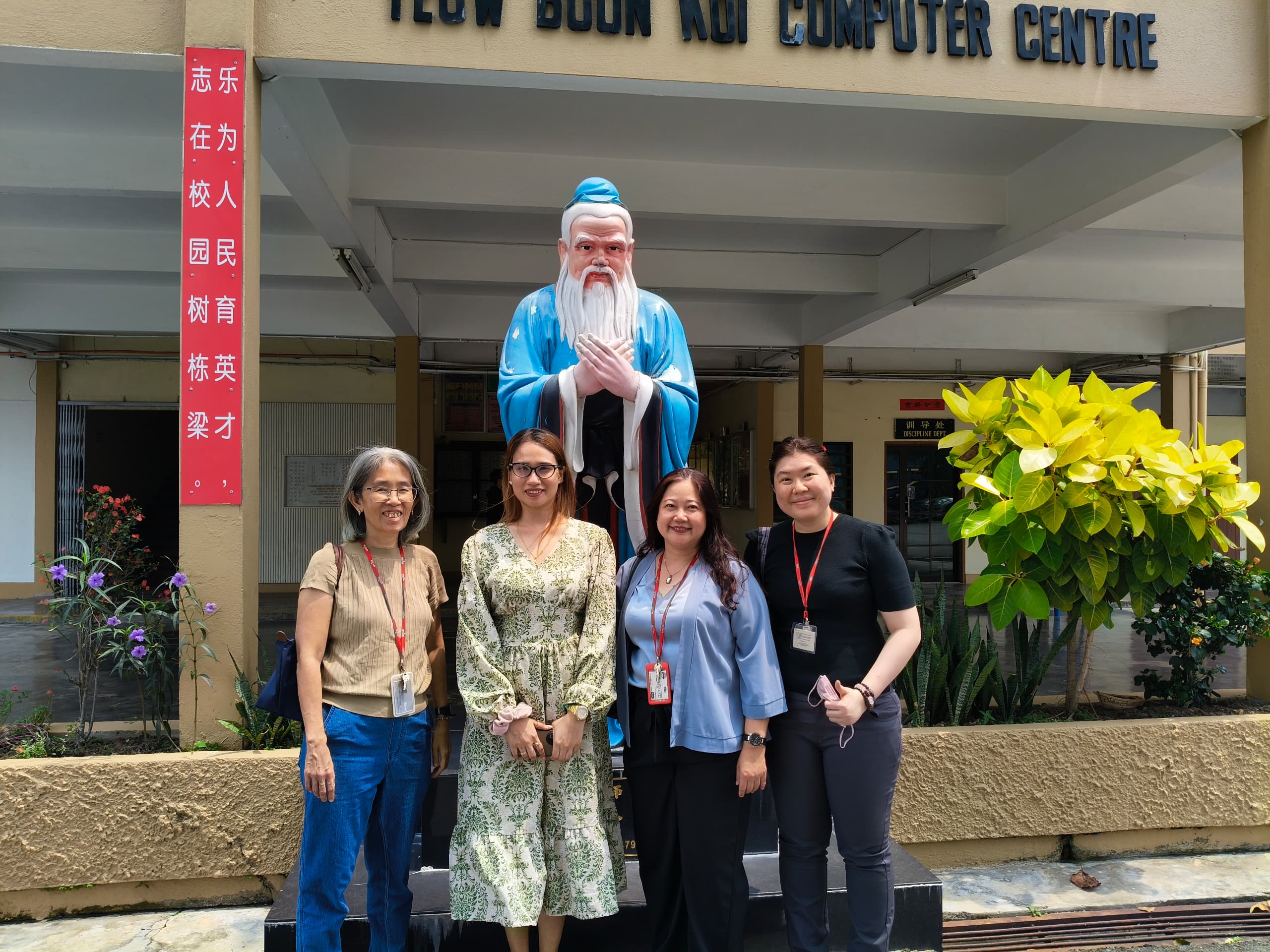 From left: Ms Chin, Dr Sonia, Ms Michelle Loh and Ms Foo