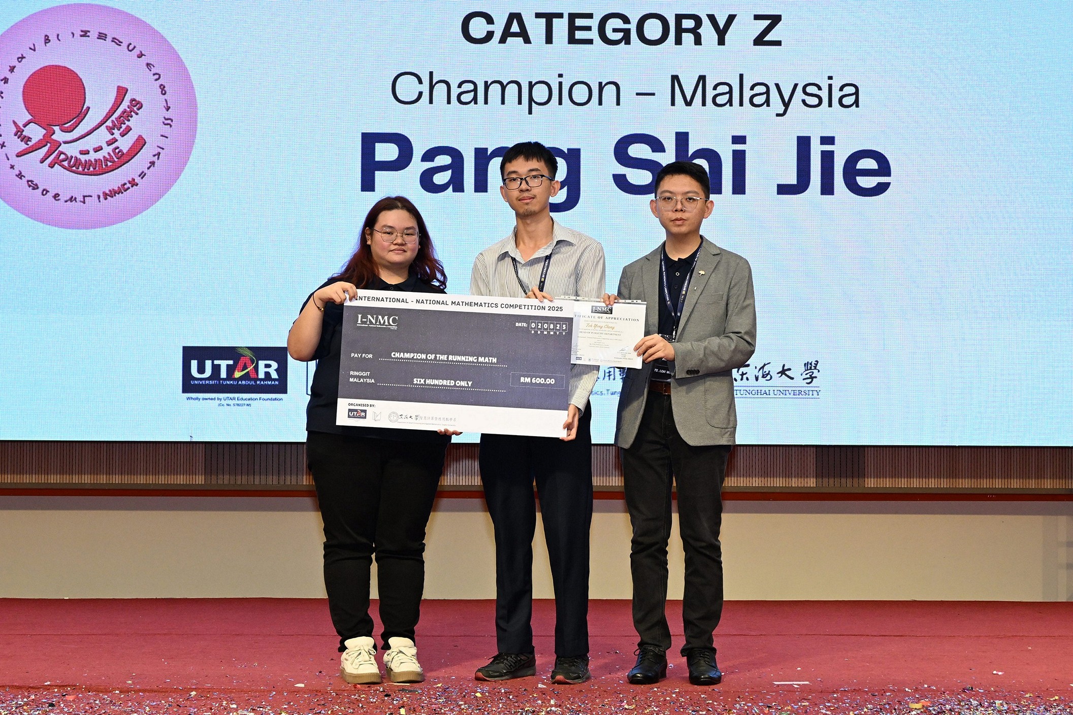 Champion Pang Shi Jie, UTAR - Sungai Long