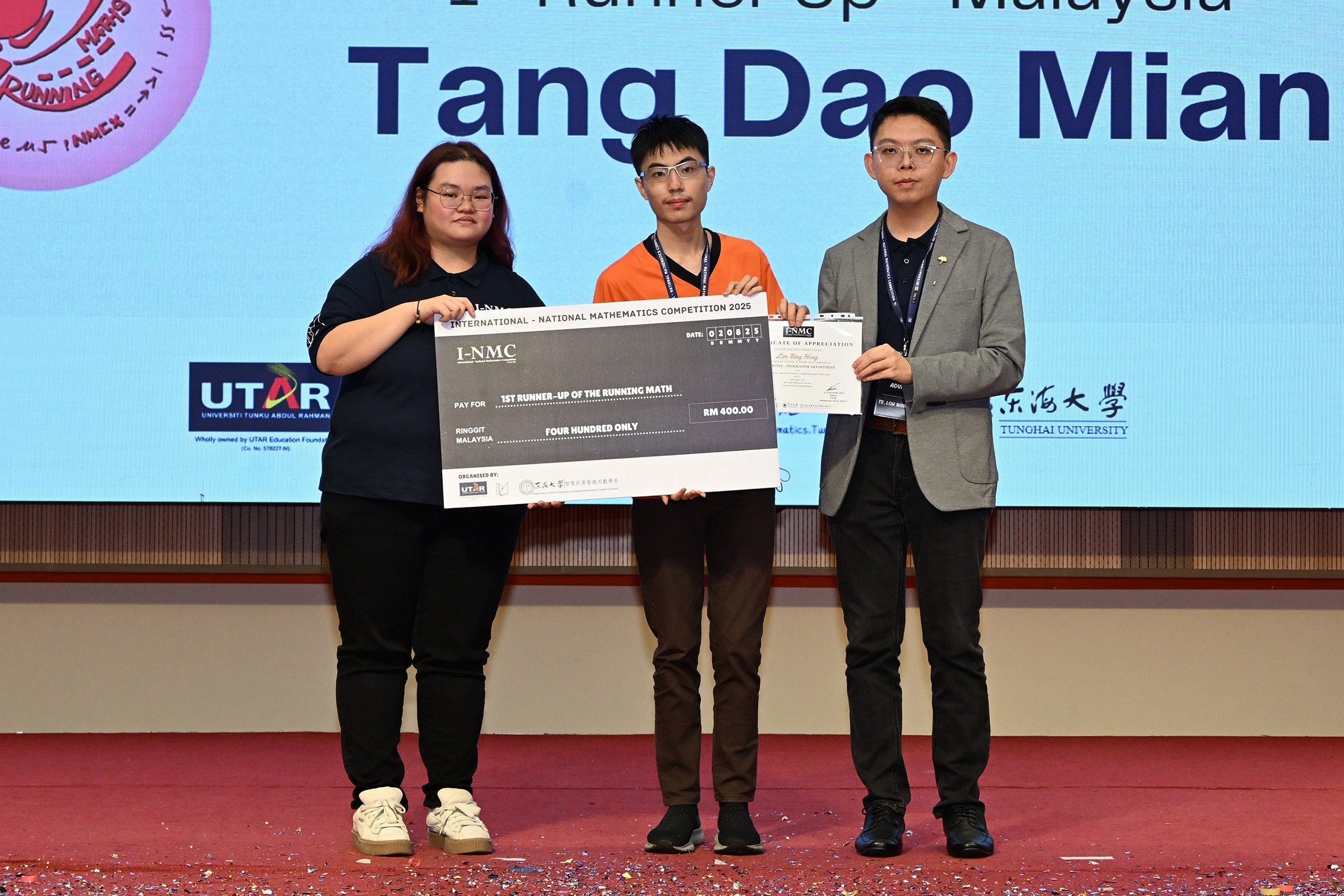 1st Runner Up Tang Dao Mian, Asia Pacific University
